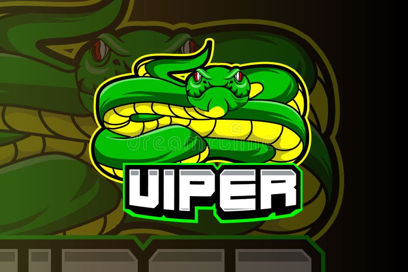 Viper Mascot Sport Logo Design Stock Vector - Illustration of game ...