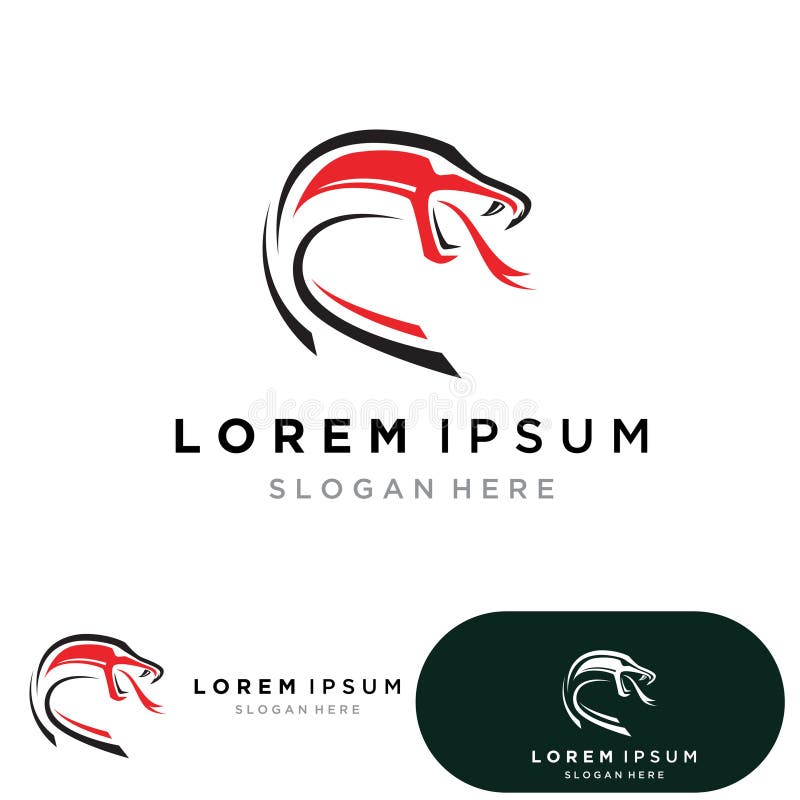 Viper Snake Logo Design Element. Danger Snake Icon. Viper Symbol Stock ...