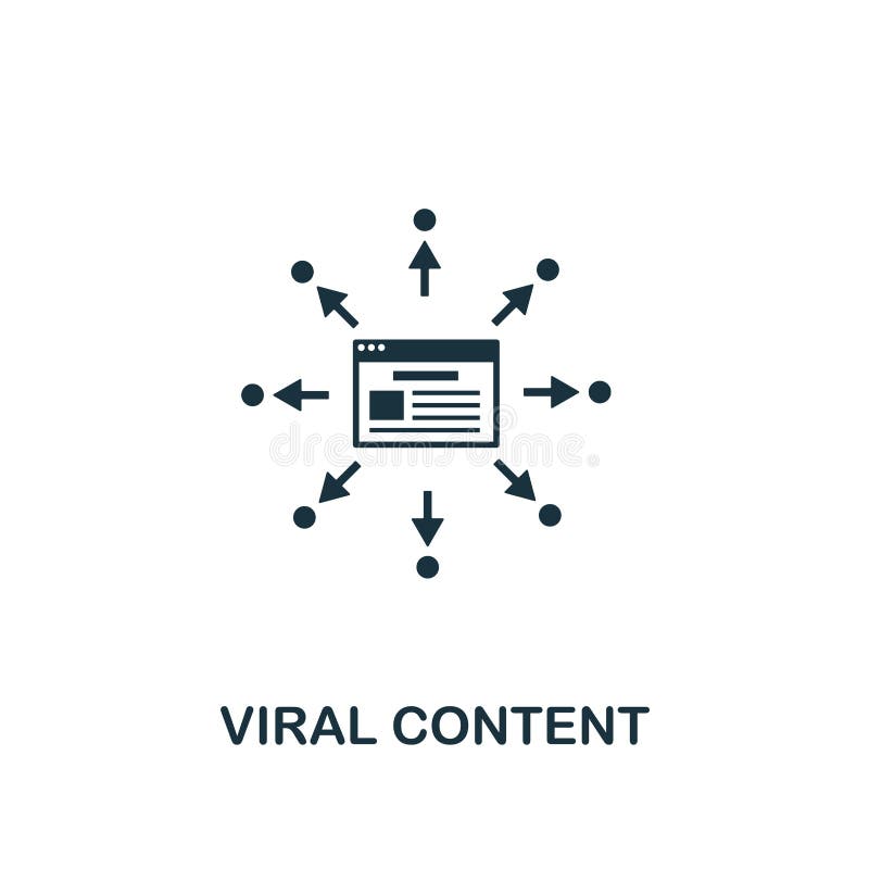 Viral Content Icon. Creative Element Design from Content Icons ...