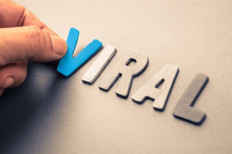 Viral stock image. Image of online, brand, text, closeup - 83956665