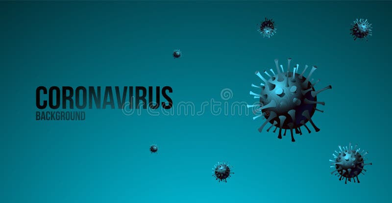 Viral Infection. Background Image of Coronavirus. Vector Stock Vector ...