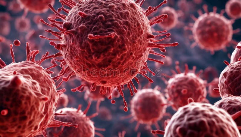 Viral Infection - a Close-Up Look at the Battle within Stock ...