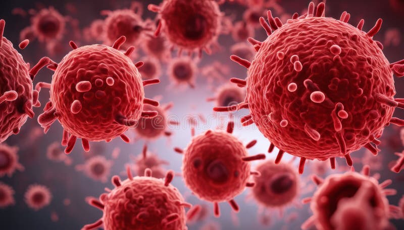 Viral Infection - a Close-Up Look at the Battle within Stock ...