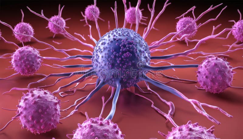 Viral Infection - a Close-Up Look at the Battle within Stock ...