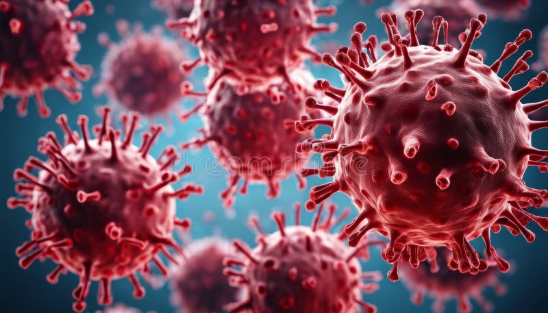 Viral Infection - a Close-Up Look at the Battle within Stock ...