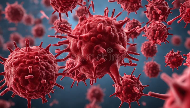 Viral Infection - a Close-Up Look at the Battle within Stock ...