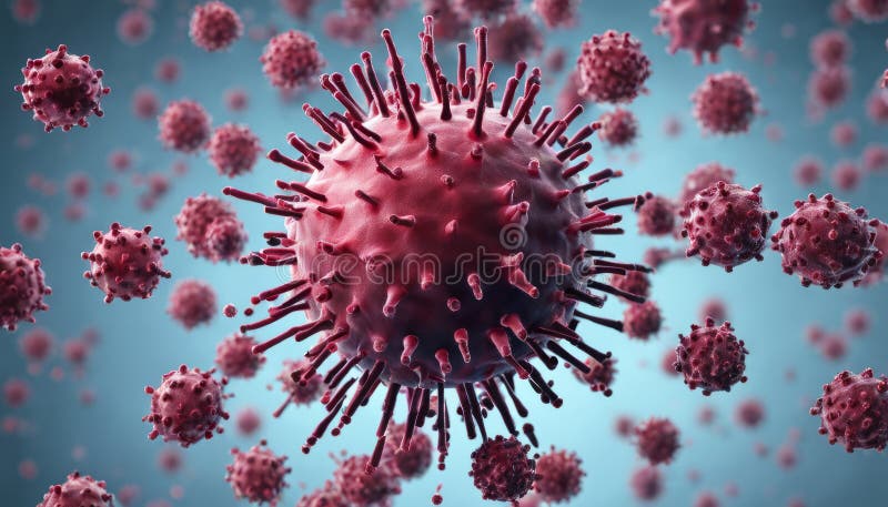 Viral Infection - a Close-Up Look at the Battle within Stock ...