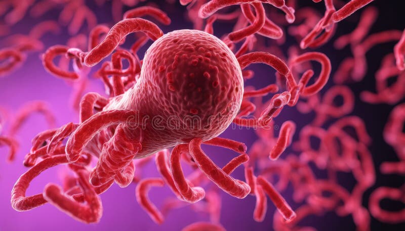 Viral Infection - a Close-Up Look at the Battle within Stock ...