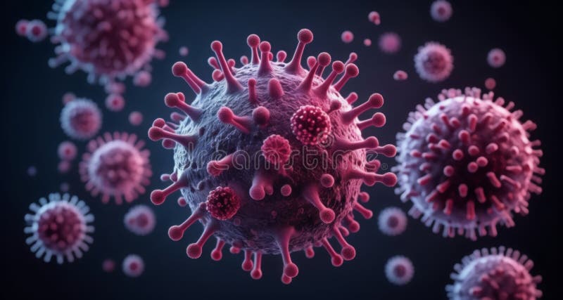 Viral Infection - a Close-Up Look at the Battle within Stock ...