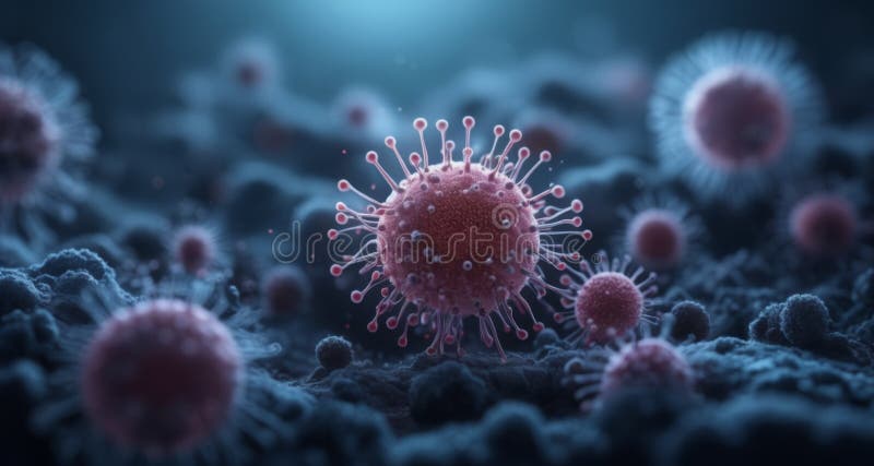 Viral Infection - a Close-Up Look at the Battle within Stock ...
