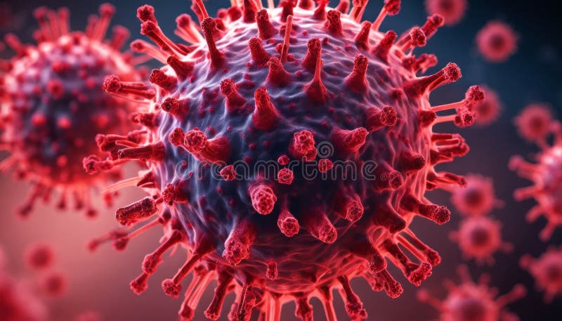 Viral Infection - a Close-Up Look at the Enemy within Stock ...