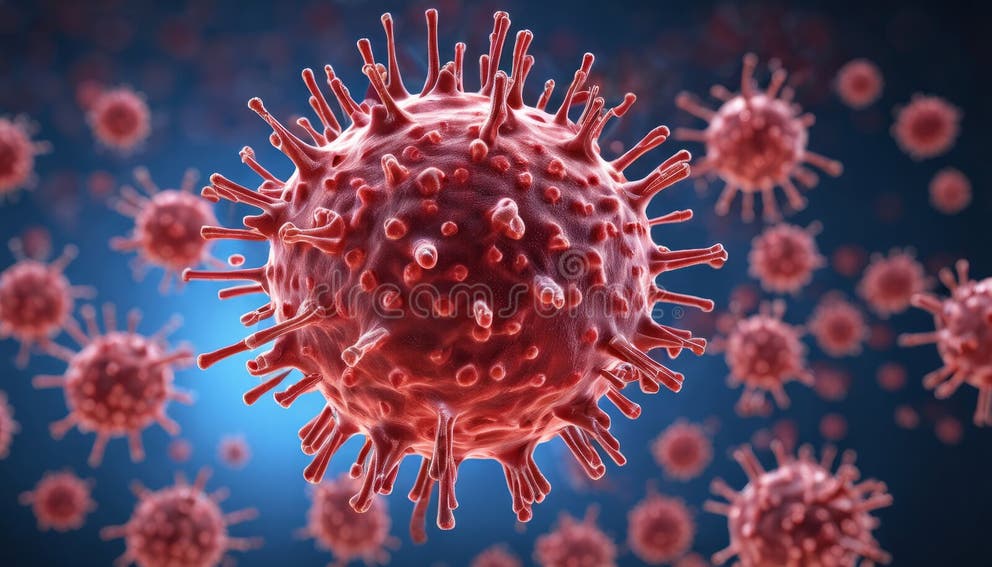 Viral Infection - a Close-Up Look at the Enemy within Stock ...