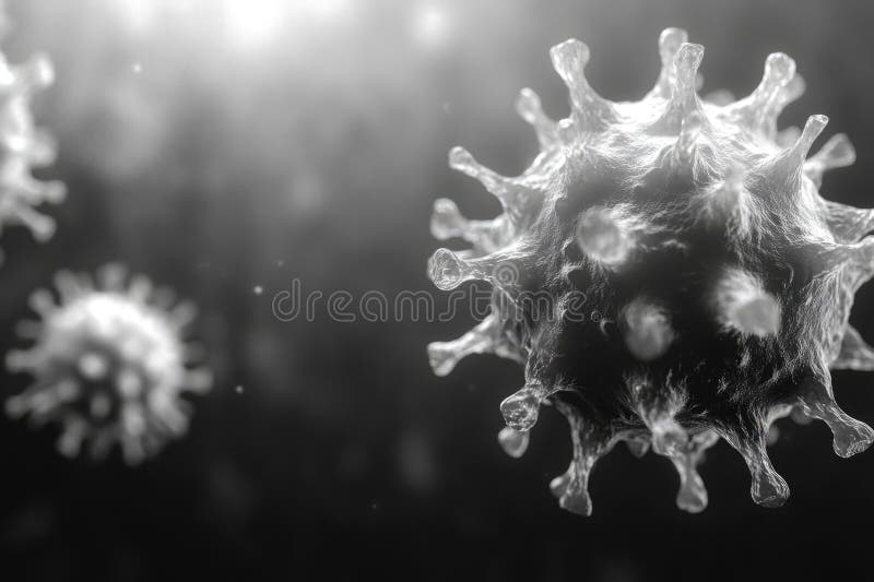Viral Infection: Understanding the Microscopic World. Stock Photo ...