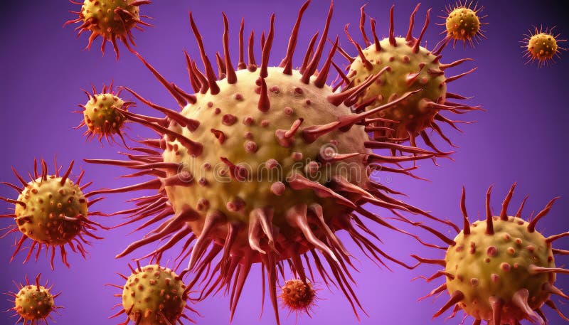 Viral Infection - a Visual Exploration Stock Illustration ...