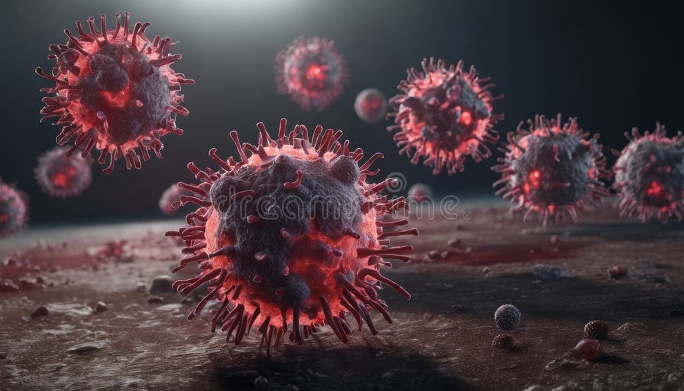 Viral Infection - a Visual Representation Stock Illustration ...