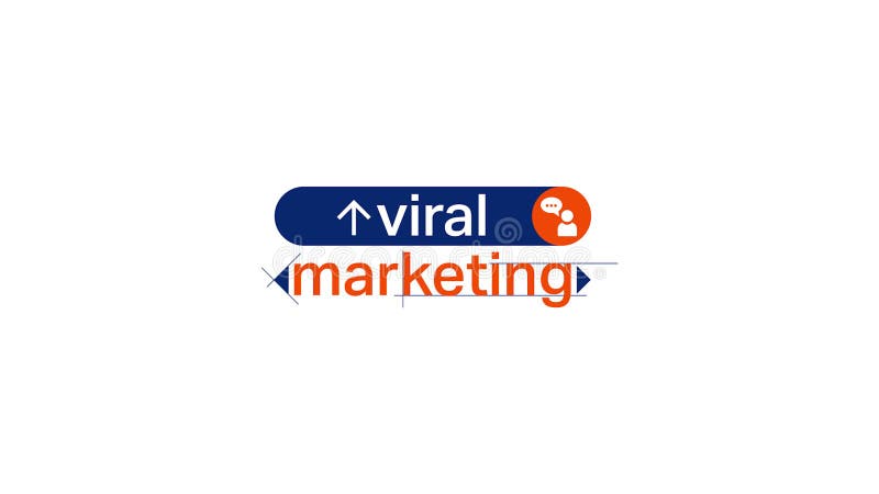 Viral Marketing Animated Text on White Background Stock Footage - Video ...