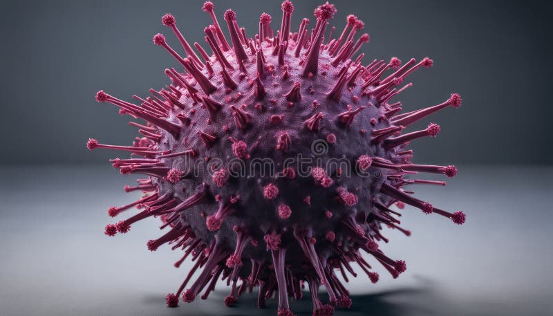 Viral Menace - a Close-up of a Virus with a Menacing Appearance Stock ...
