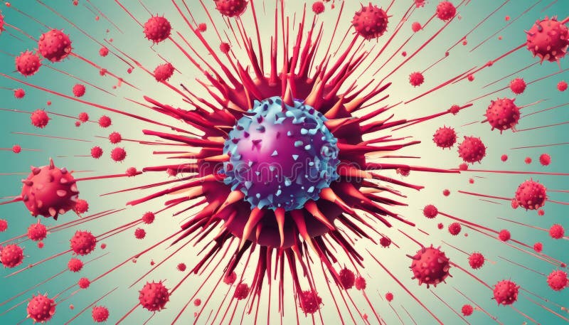 Viral Outbreak - a Visual Metaphor for the Rapid Spread of a Pathogen ...