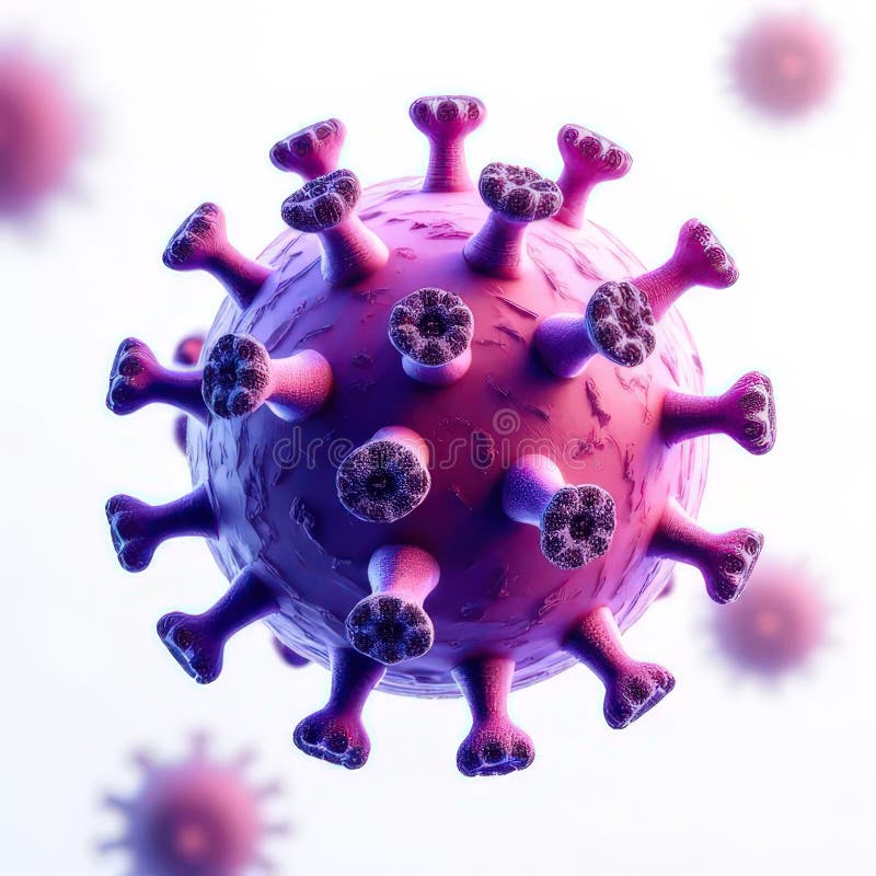 Viral Particle 3D stock illustration. Illustration of virus - 361418078