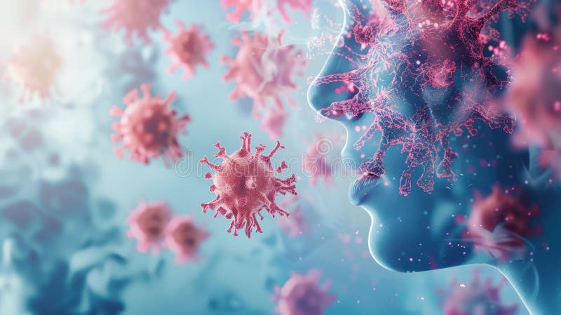 The Viral Particle Mutation. AI Generated Stock Photo - Image of ...