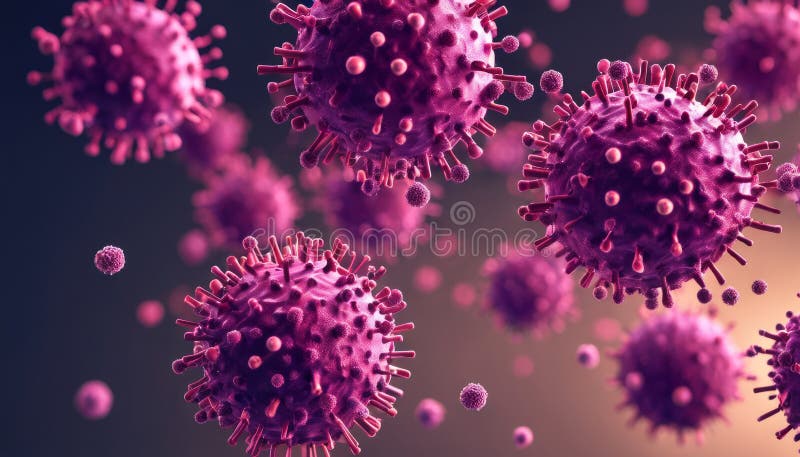 Viral Particles in Motion, a Microscopic View of a Pandemic Stock ...