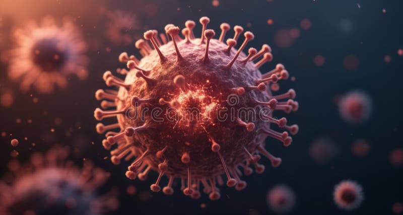 Viral Particles in Motion, a Microscopic View of a Pandemic Stock ...