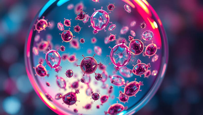 Viral Particles Under Scientific Observation Stock Photos - Free ...