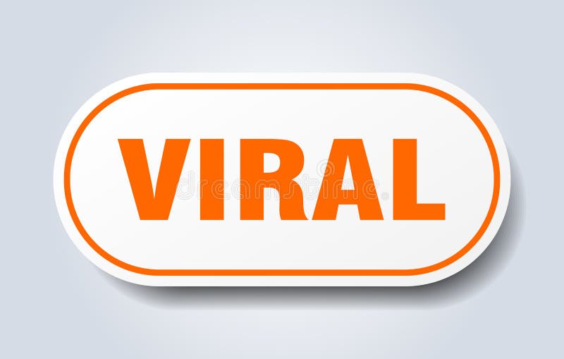 Viral Sticker. Viral Sign Set Stock Vector - Illustration of paper ...