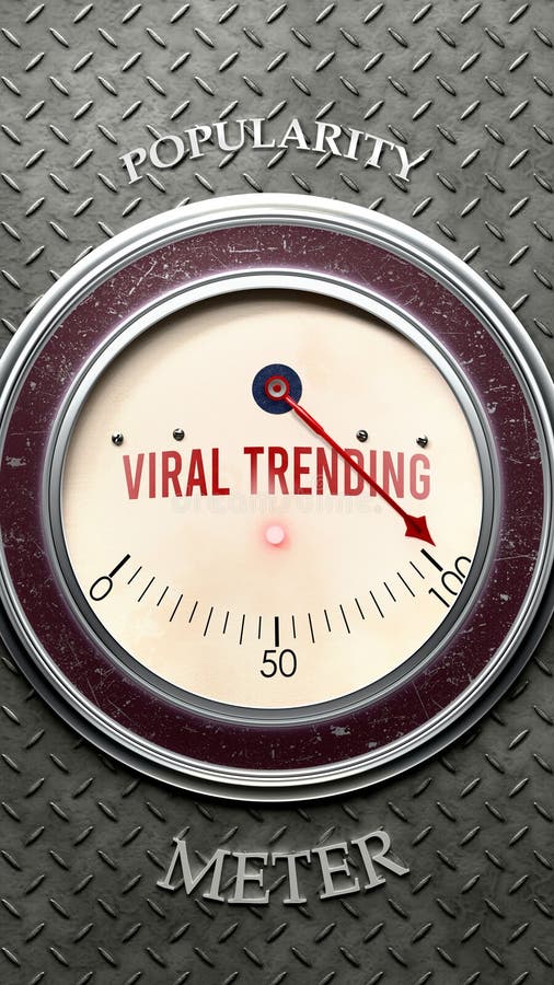 Viral Trending and Popularity that is Hitting a Full Scale, Showing a ...
