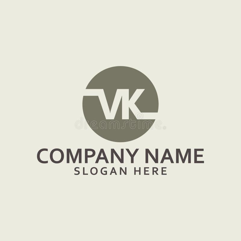 Vk Logo Design, Vk Logo Icon Stock Vector - Illustration of shape ...