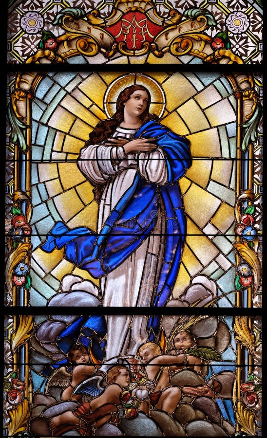 Virgen Maria foto de archivo. Imagen de evangelio, visitation - 96389048