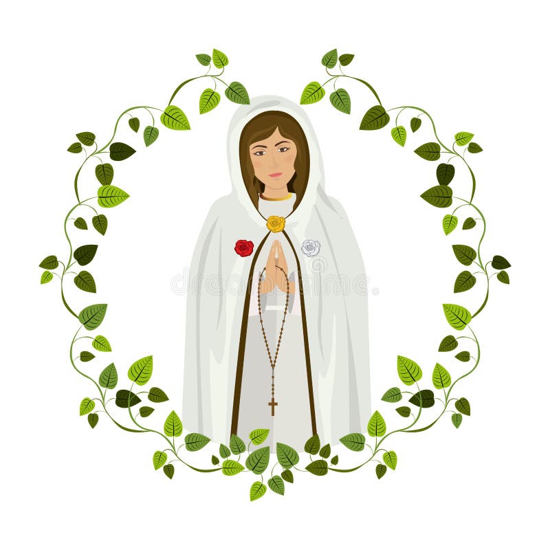 Virgen Santa Maria ilustración del vector. Ilustración de inmaculado ...