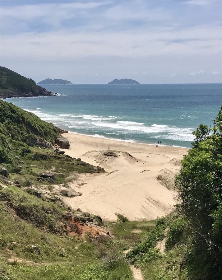 Virgin Beach, Guarda Do Embau, Brasil Stock Photo - Image of surf ...