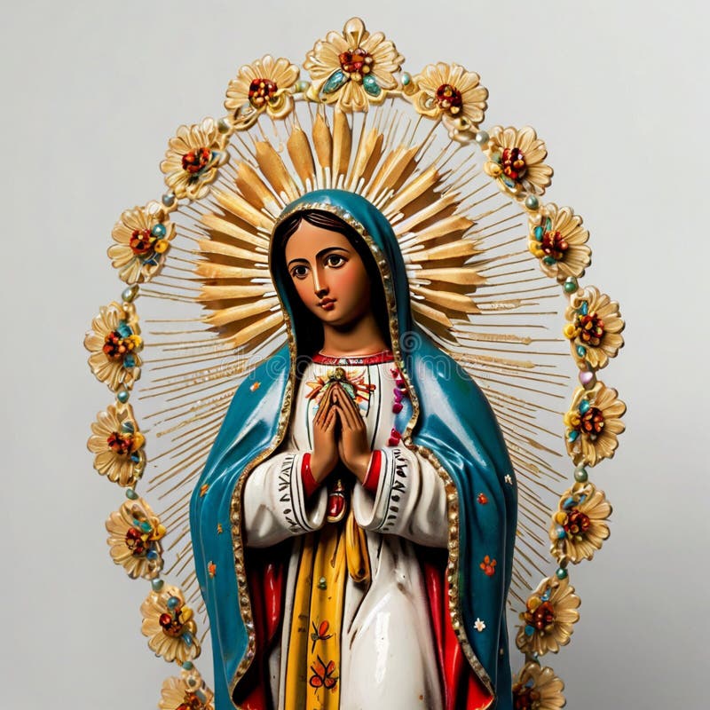 A Picture Virgin De Guadalupe Stock Illustration - Illustration of ...