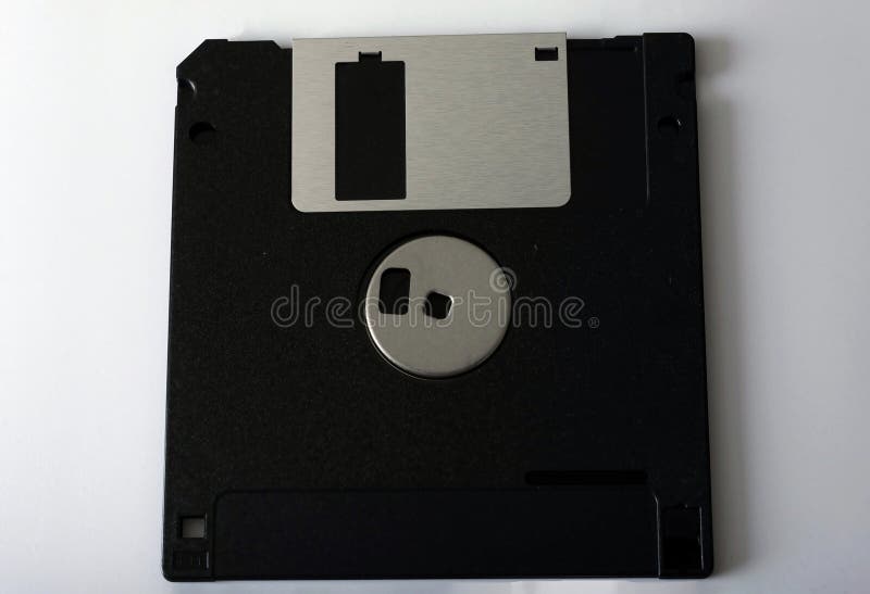 Old 3.5 Inch Floppy Disk Isolated on White Stock Photo - Image of crazy ...