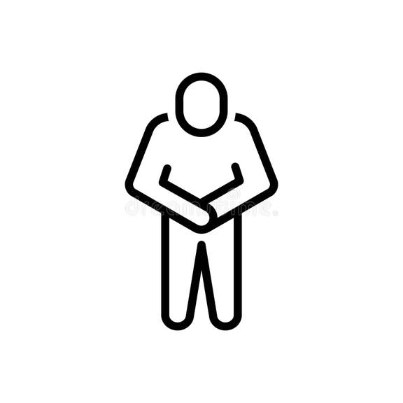 Black Line Icon for Virgin, Unimpaired and Unbroken Stock Illustration ...