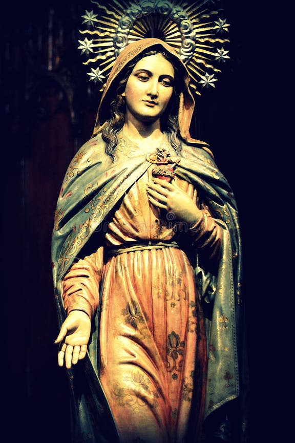 Virgin Mary stock image. Image of cathedral, maria, christian - 24458451