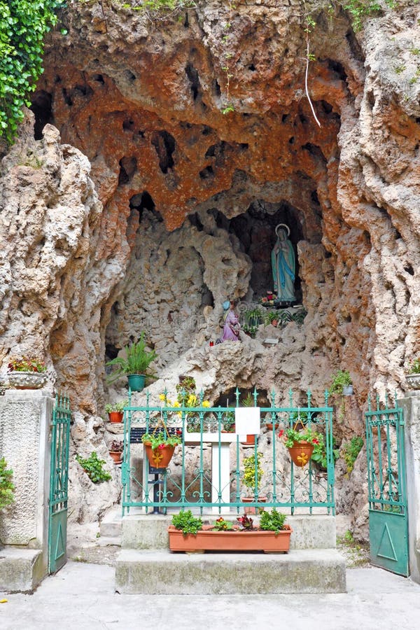 Tomsk, a Grotto To the Virgin Mary of Fatima Stock Photo - Image of ...