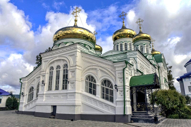 The Virgin Monastery of Raifa Stock Image - Image of cupola ...