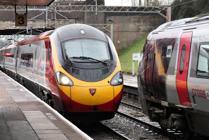High Speed Train in England Stock Image - Image of ride, fast: 10019693