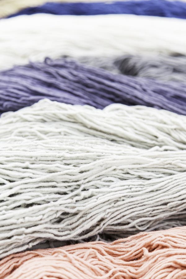 Virgin wool color stock image. Image of loom, ball, design - 50855329