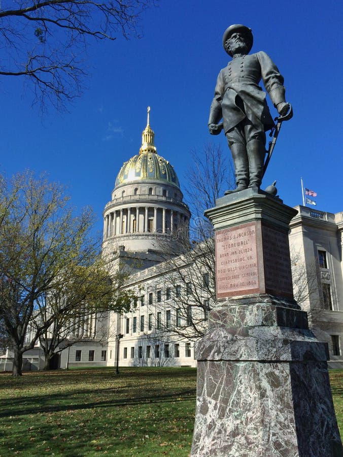 Virginia Capitol ocidental foto de stock editorial. Imagem de inverno ...