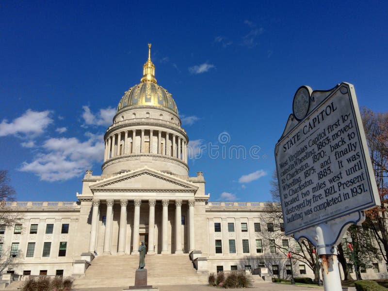 Virginia Capitol ocidental fotografia editorial. Imagem de capital ...