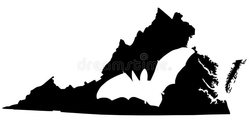Virginia Map EPS Vector File Format Stock Vector - Illustration of ...