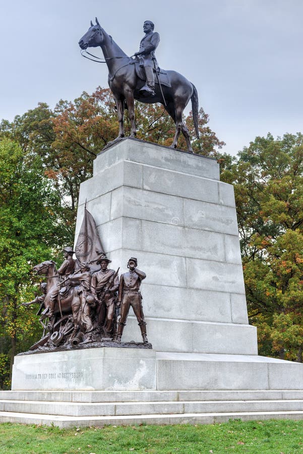Virginia Memorial, Gettysburg, PA Fotografía editorial - Imagen de ...
