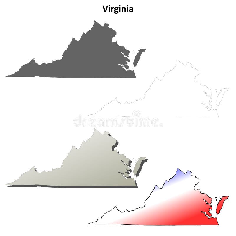 Virginia State Outline Stock Illustrations – 2,216 Virginia State ...