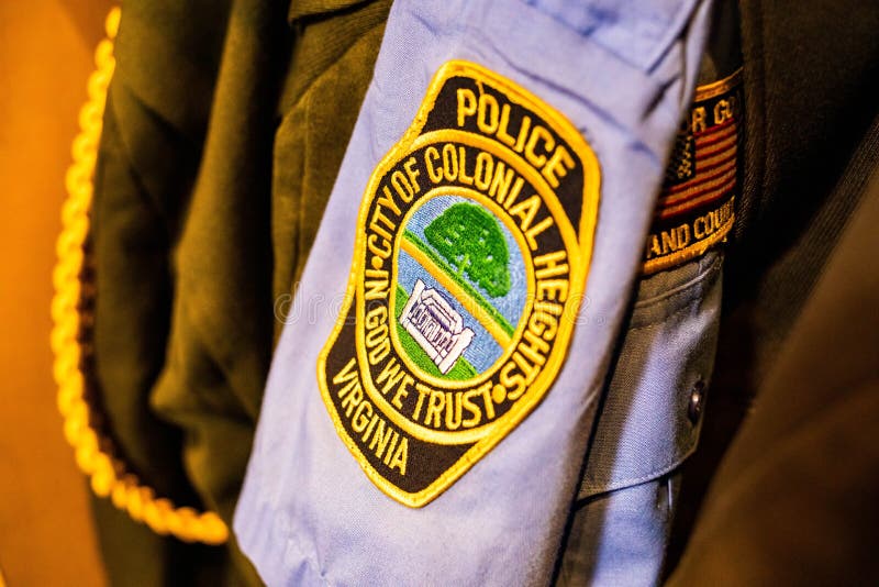 Virginia Police Clothes Batch Logo on Uniform Editorial Stock Image ...