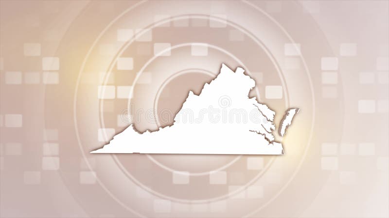 Virginia State Animated Map Stock Footage - Video of events, president ...