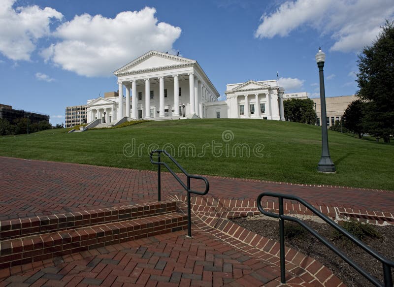 Virginia State Capital Building. Stock Image - Image of capitol ...