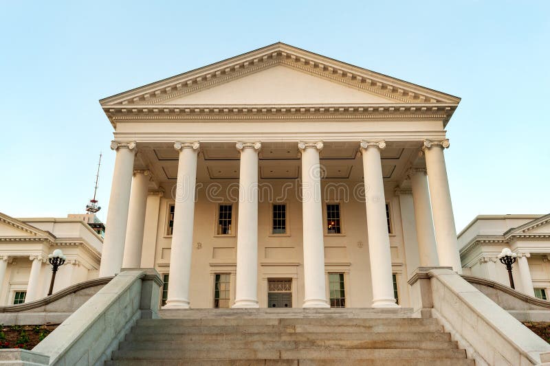 Virginia State capitol stock photo. Image of steps, cities - 381942364